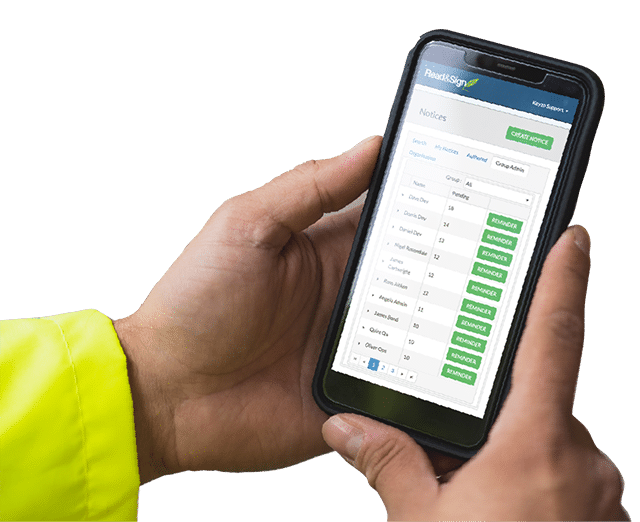 Read and Sign, Document Distribution Software | Keyzo