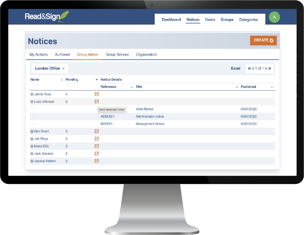 Read and Sign, Document Distribution Software | Keyzo